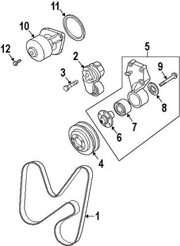 24 Valve 59 Cummins Serpentine Belt Diagram