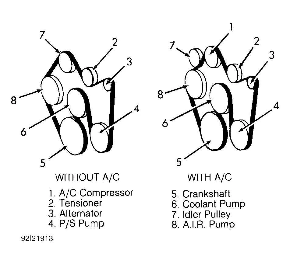 5 7 Chevy 350 Belt Diagram