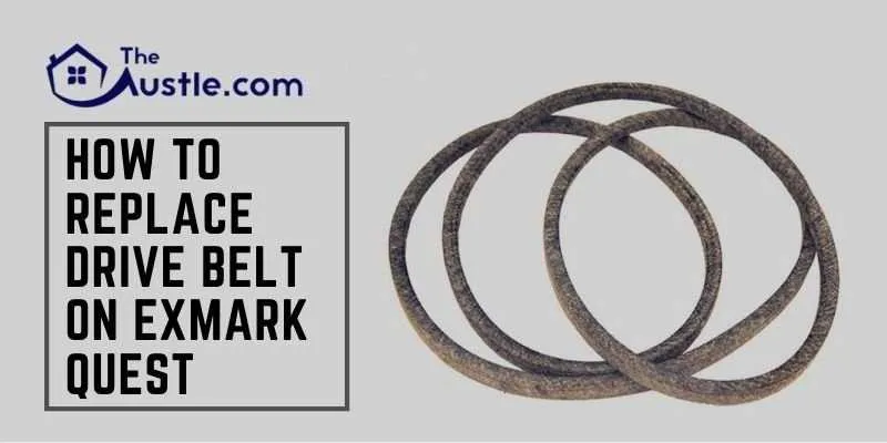 Belt replacement diagram for Exmark Quest drive