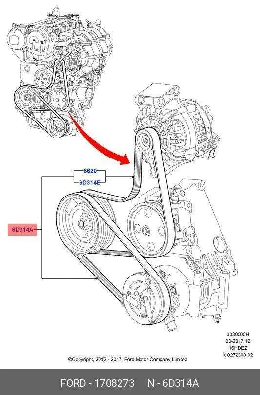 Ford Focus Drive Belt Diagram and Routing Guide
