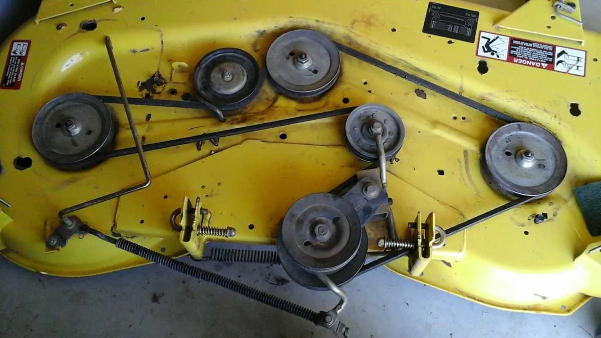 John Deere 54 Inch Mower Deck Belt Diagram