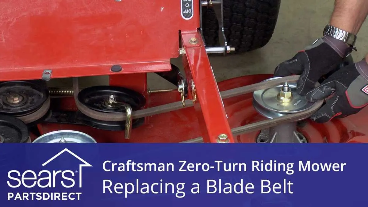 Snapper Zero Turn Riding Mower Drive Belt Replacement Diagram