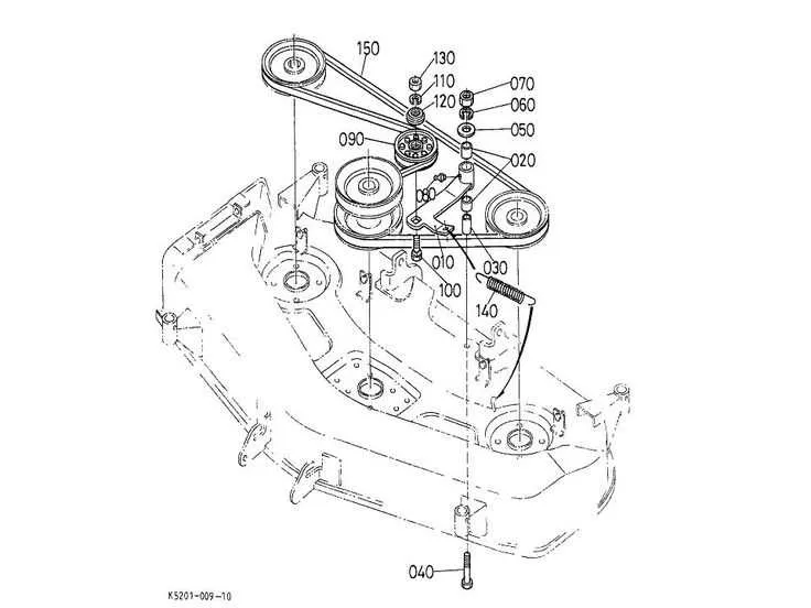 Kubota TG1860G Drive Belt Diagram and Troubleshooting