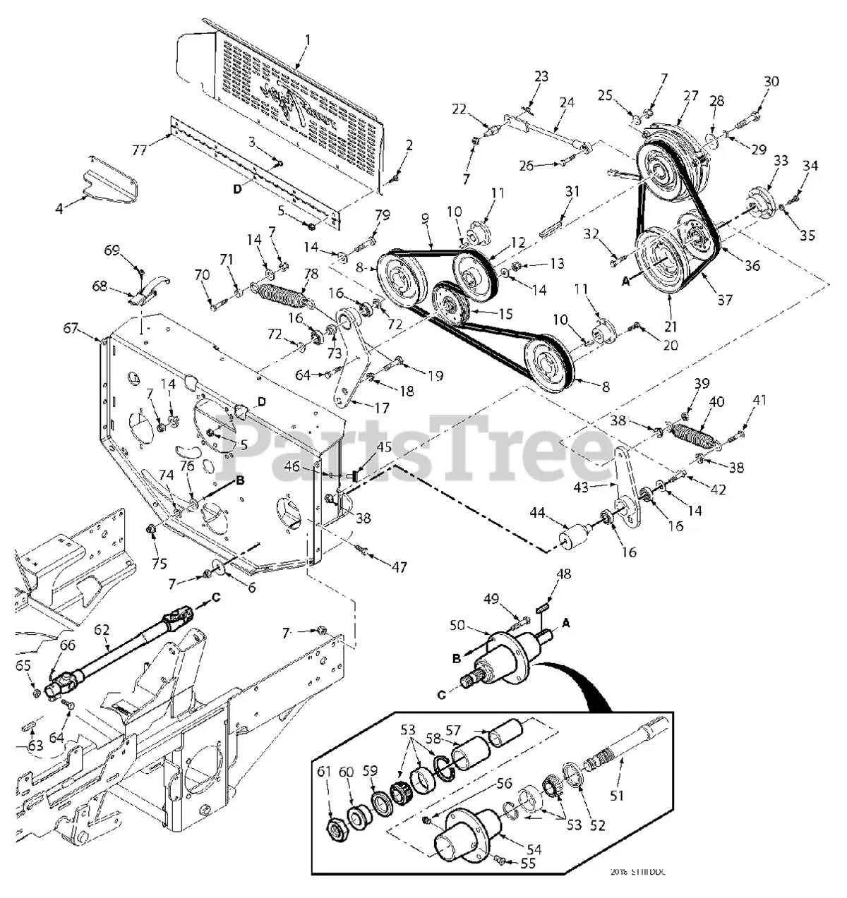 Scag Turf Tiger Belt Diagram and Routing Guide