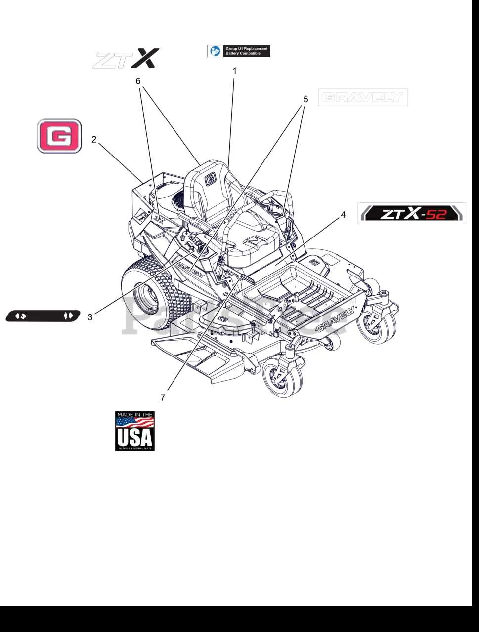 Gravely Ztx 52 Drive Belt Diagram
