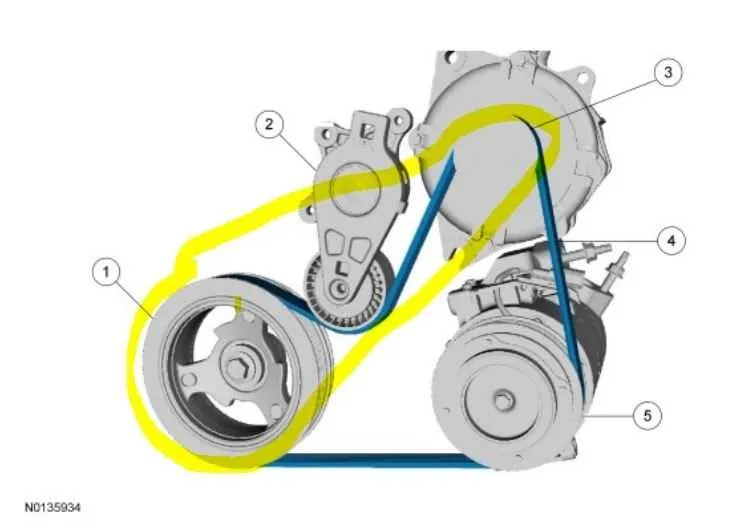 2017 Ford Explorer Belt Diagram and Routing Guide
