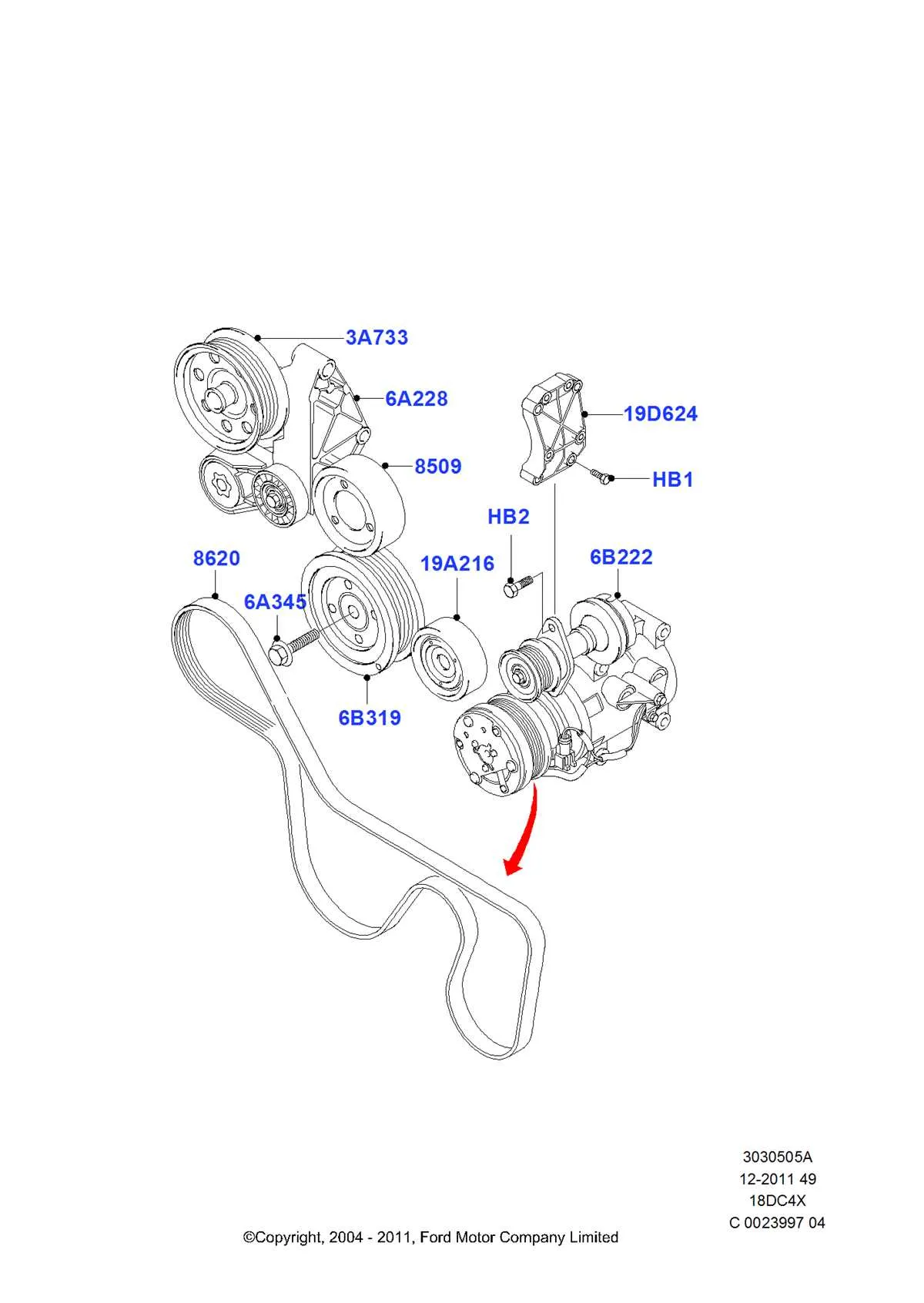 Ford Focus Drive Belt Diagram and Routing Guide